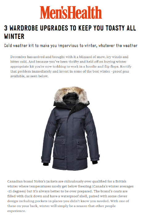Men's Health – Nobis - UK